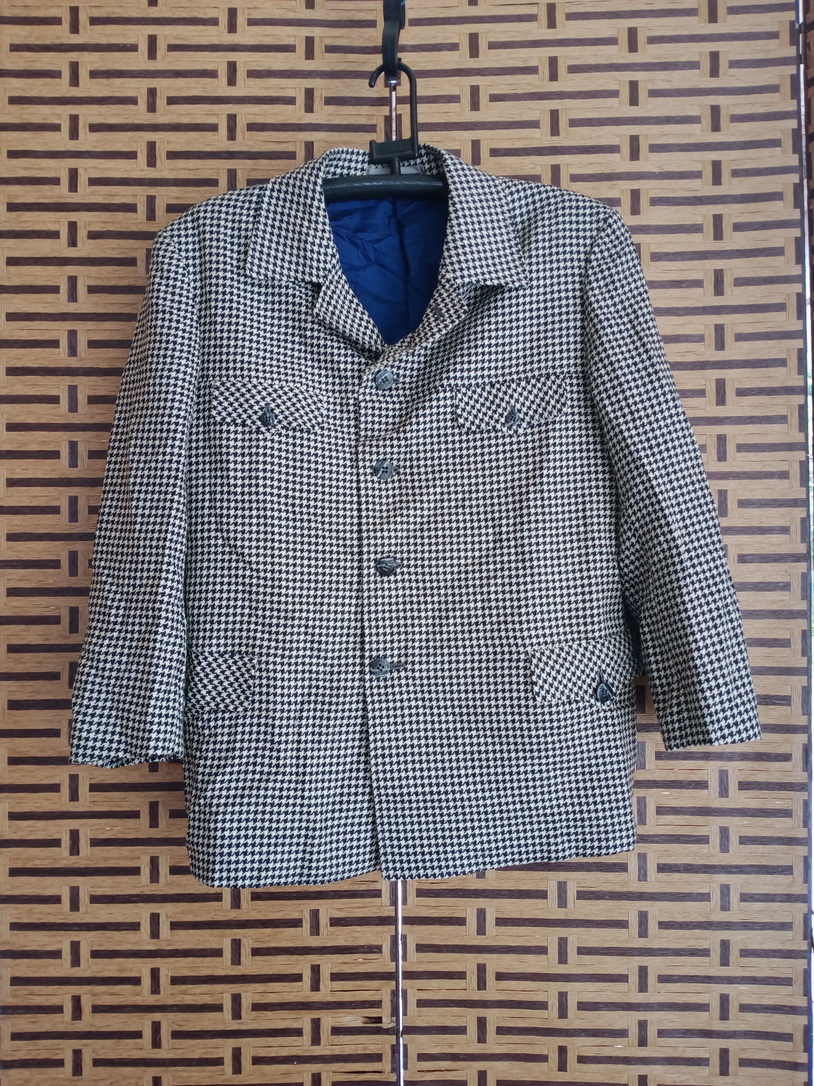 Japanese Brand × Luxury × Vintage Rare🔥 Vintage checkered lights jacket ...