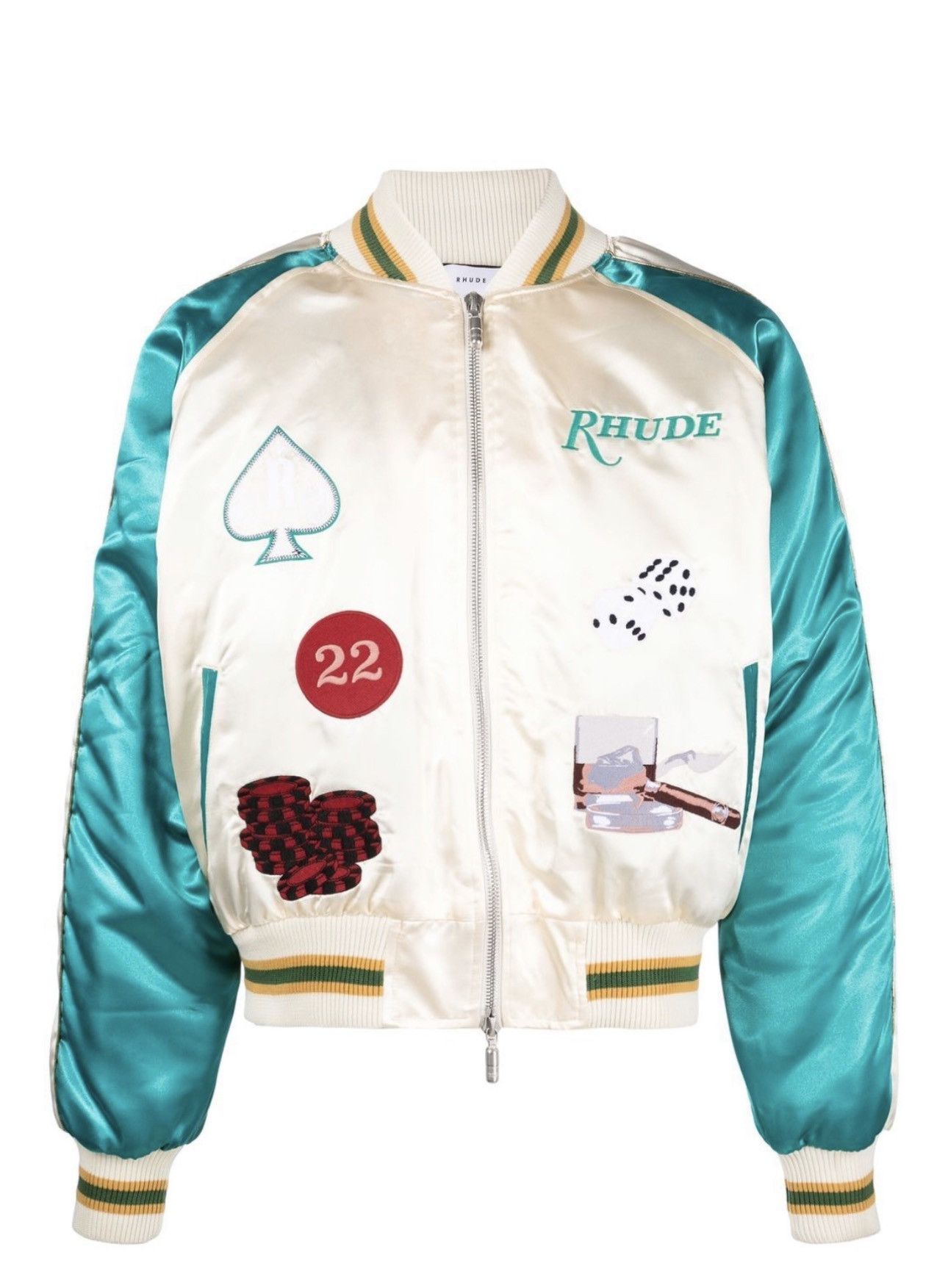Rhude Rhude patch-embroidered bomber jacket | Grailed