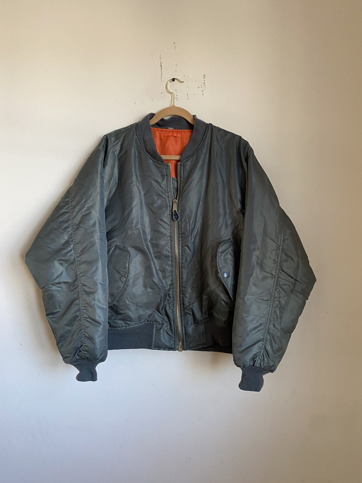 Vintage Vintage 70s military Bomber jacket MA-1 | Grailed
