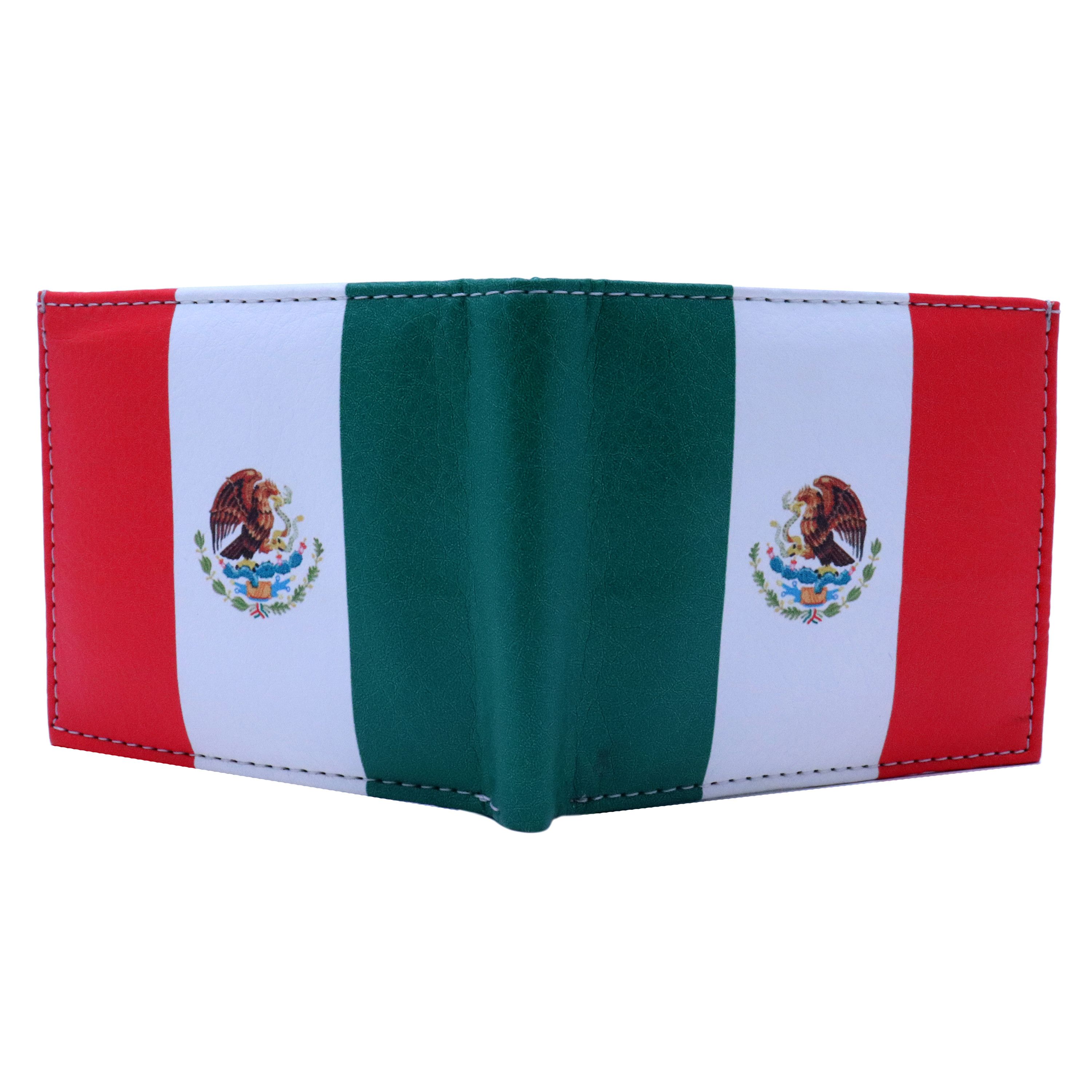 Other Mexico Flag Leather Bi-Fold Bifold Wallet | Grailed