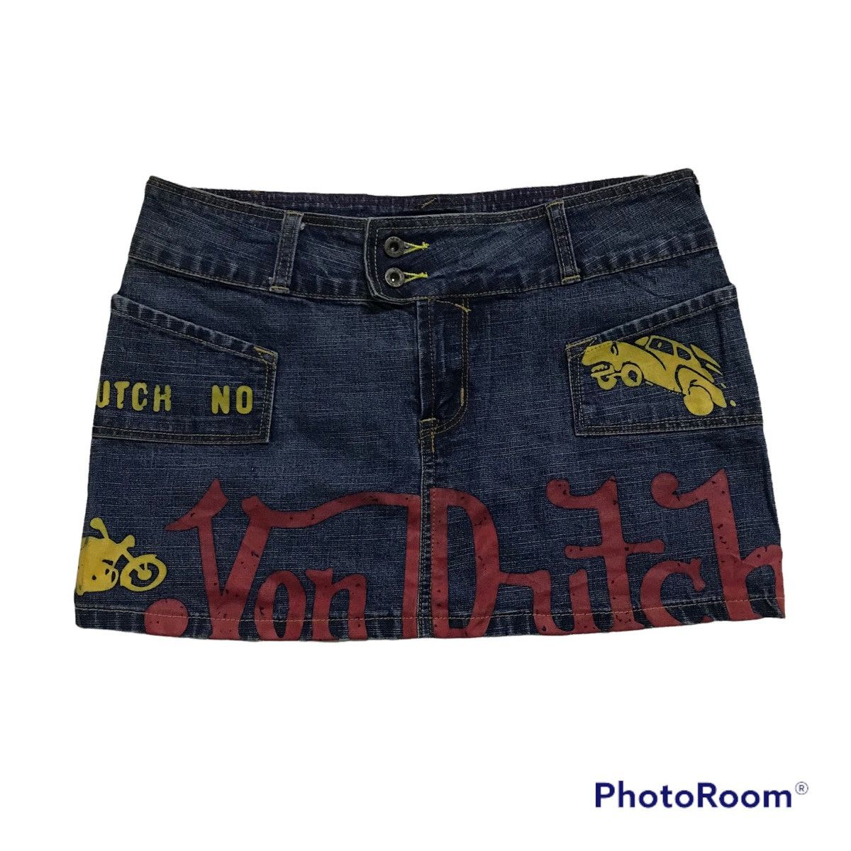 Vintage × Von Dutch VINTAGE VON DUTCH SKIRT | Grailed