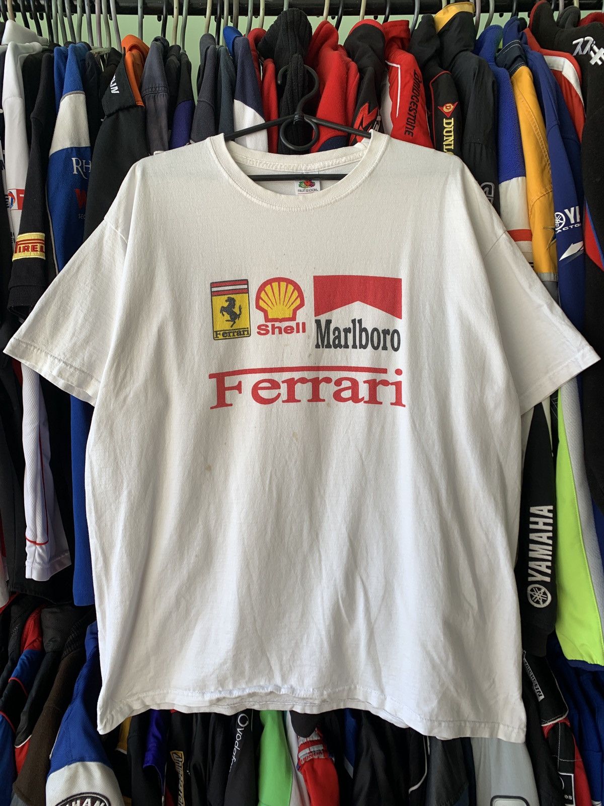 Ferrari × Vintage VINTAGE 90's FERRARI MARLBORO FORMULA 1 RACING TEE ...