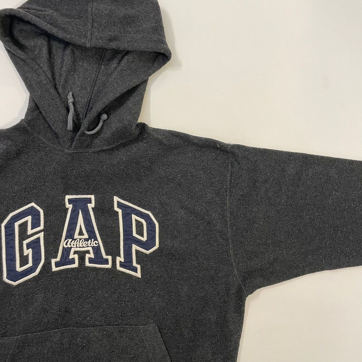 Gap Gap Athletic fleece hoodie big embroidered logo 00s | Grailed