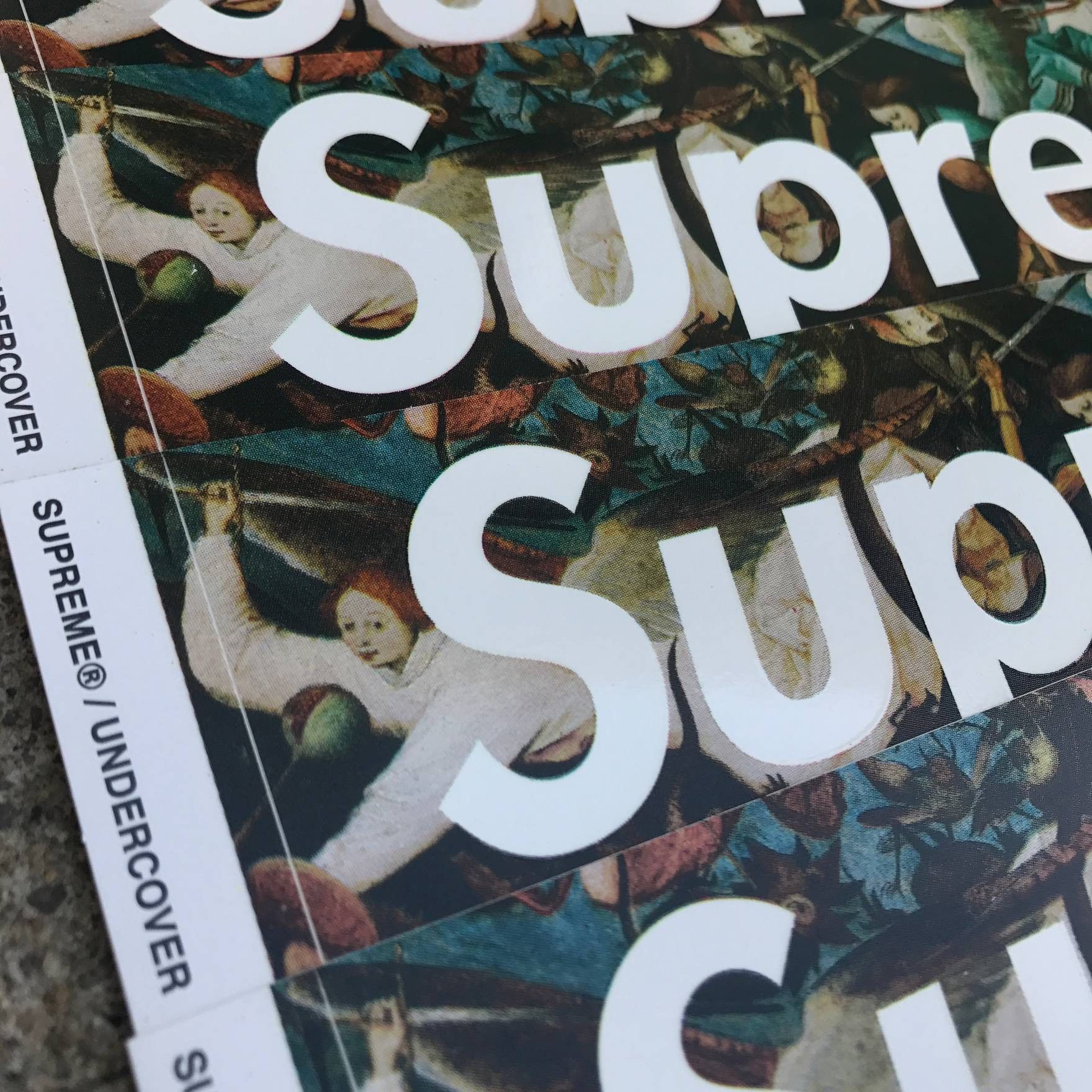 Supreme Supreme x Undercover Box Logo Sticker | Grailed