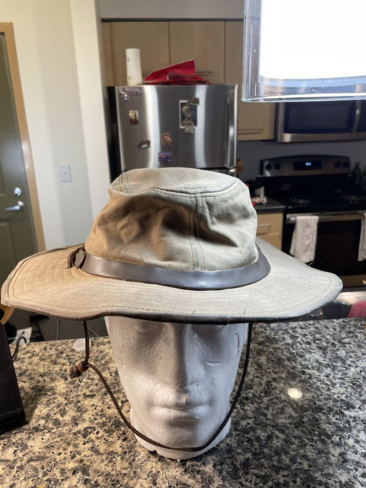 Filson Vintage USA made CC Filson Waxed Canvas Safari Hat beige | Grailed