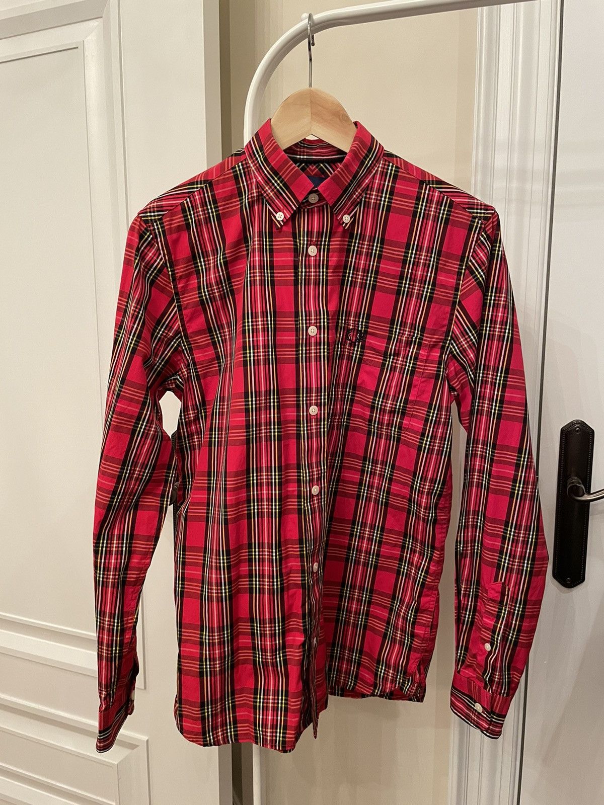 Fred Perry Fred Perry Red plaid shirt | Grailed