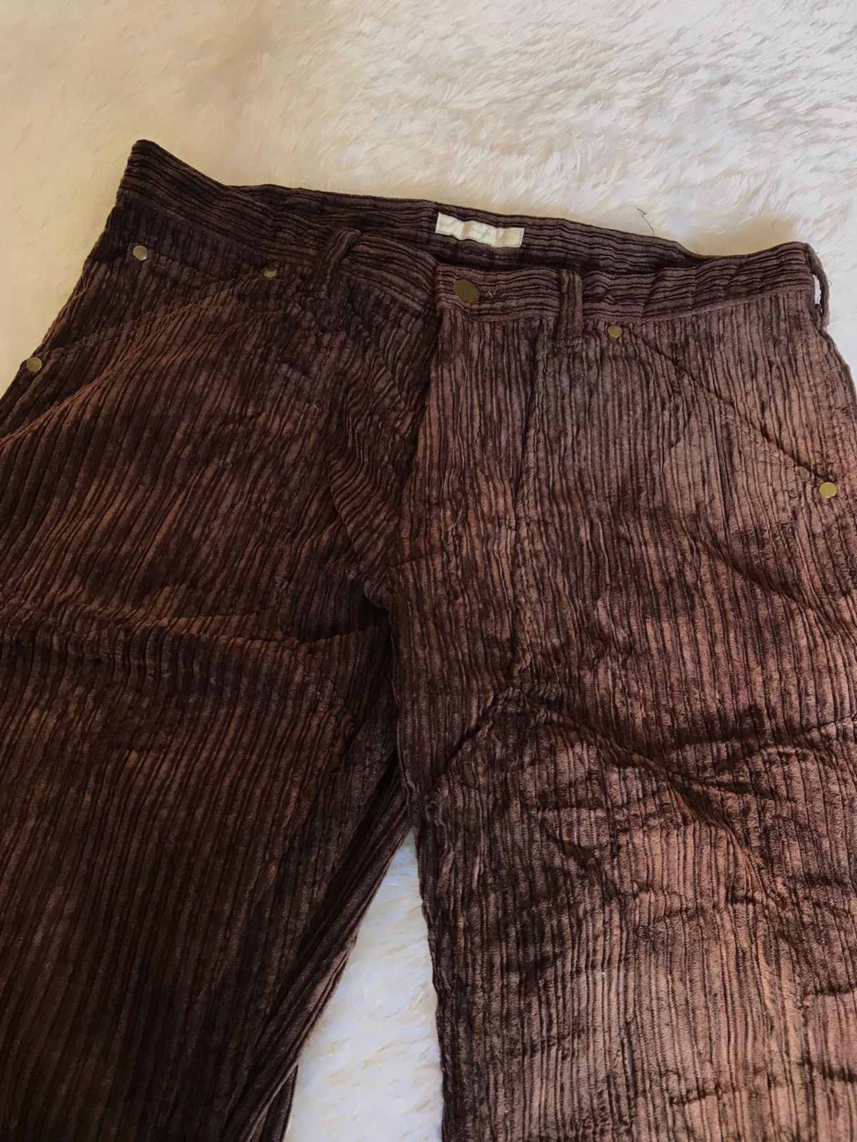 Number (N)ine Number nine double knee corduroy pants | Grailed