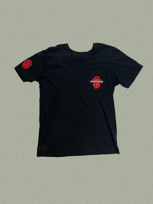 Chrome Hearts Chrome Hearts Black/Red Daggers Tee | Grailed