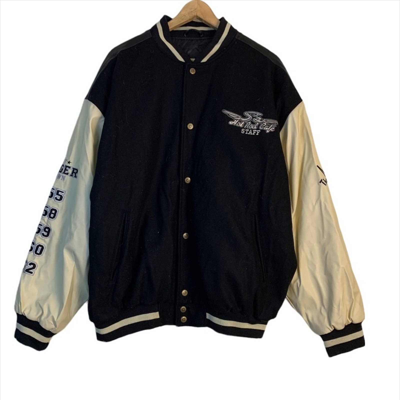 Steve And Barrys Steve & Barry's Hot Rod Cafe Varsity Jacket | Grailed