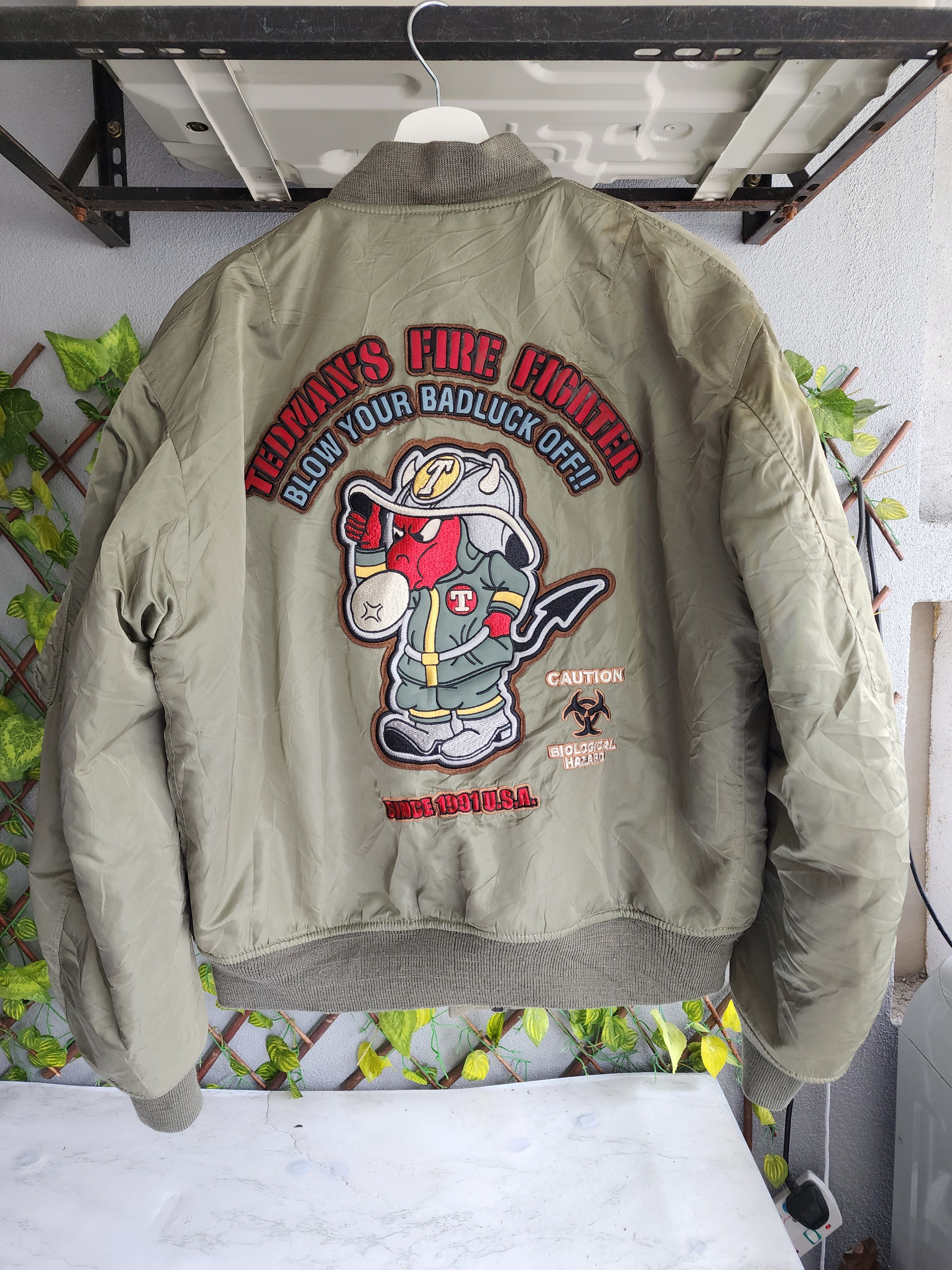 Tedman × Vintage Vintage Tedman MA-1 Bomber Flight Jacket | Grailed