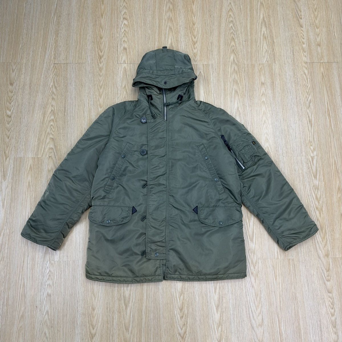 Alpha Industries × Bomber Jacket × Military Alpha Industries Type 3 ...