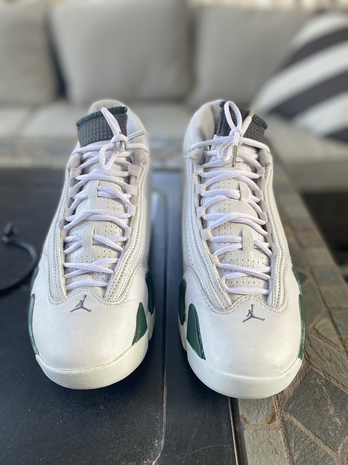 Jordan Brand Jordan 14 Forest Green 2005 | Grailed