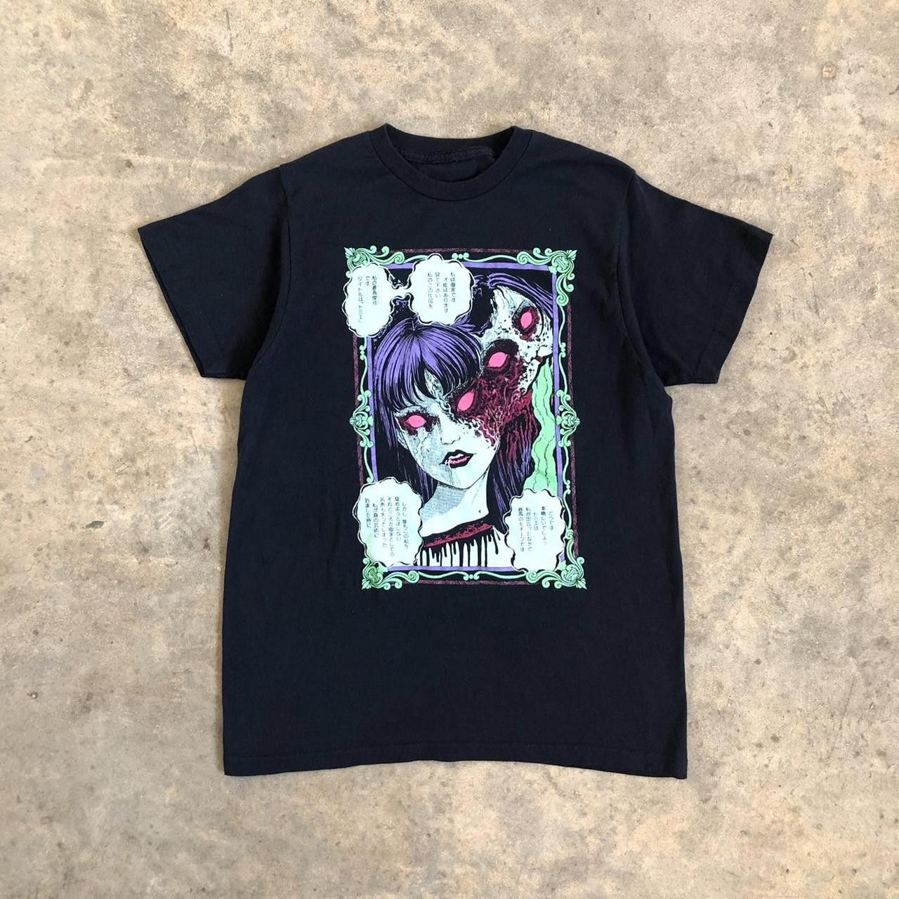 Ripple Junction Junji Ito Manga Artist Horror Zombie Girl Graphic Tee ...