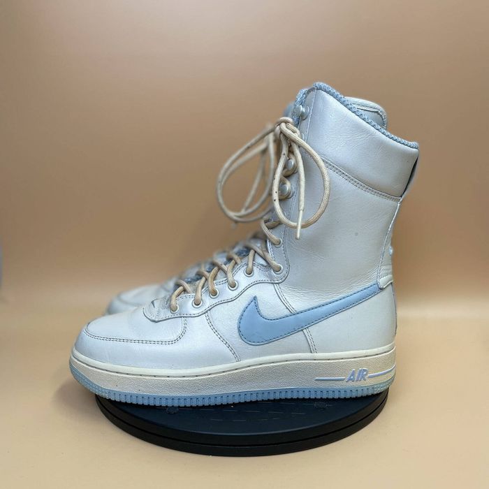 Nike Nike Womens Air Force 1 Ice Blue High Top Sneaker Shoes 6.5 | Grailed
