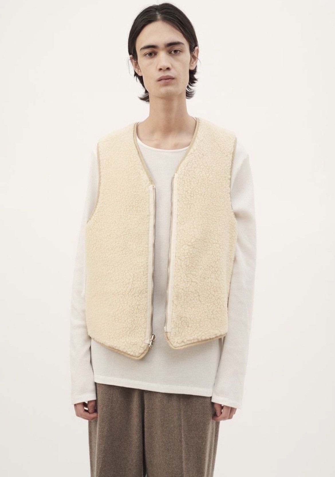 Our Legacy Zip tail reversible sherpa gilet | Grailed