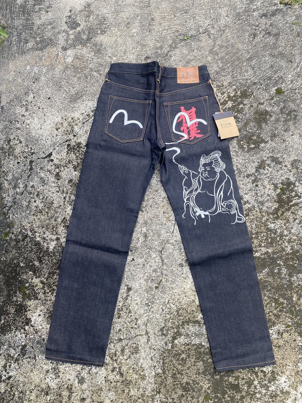 Evisu × Japanese Brand Evisu Custom Made Jeans | Grailed