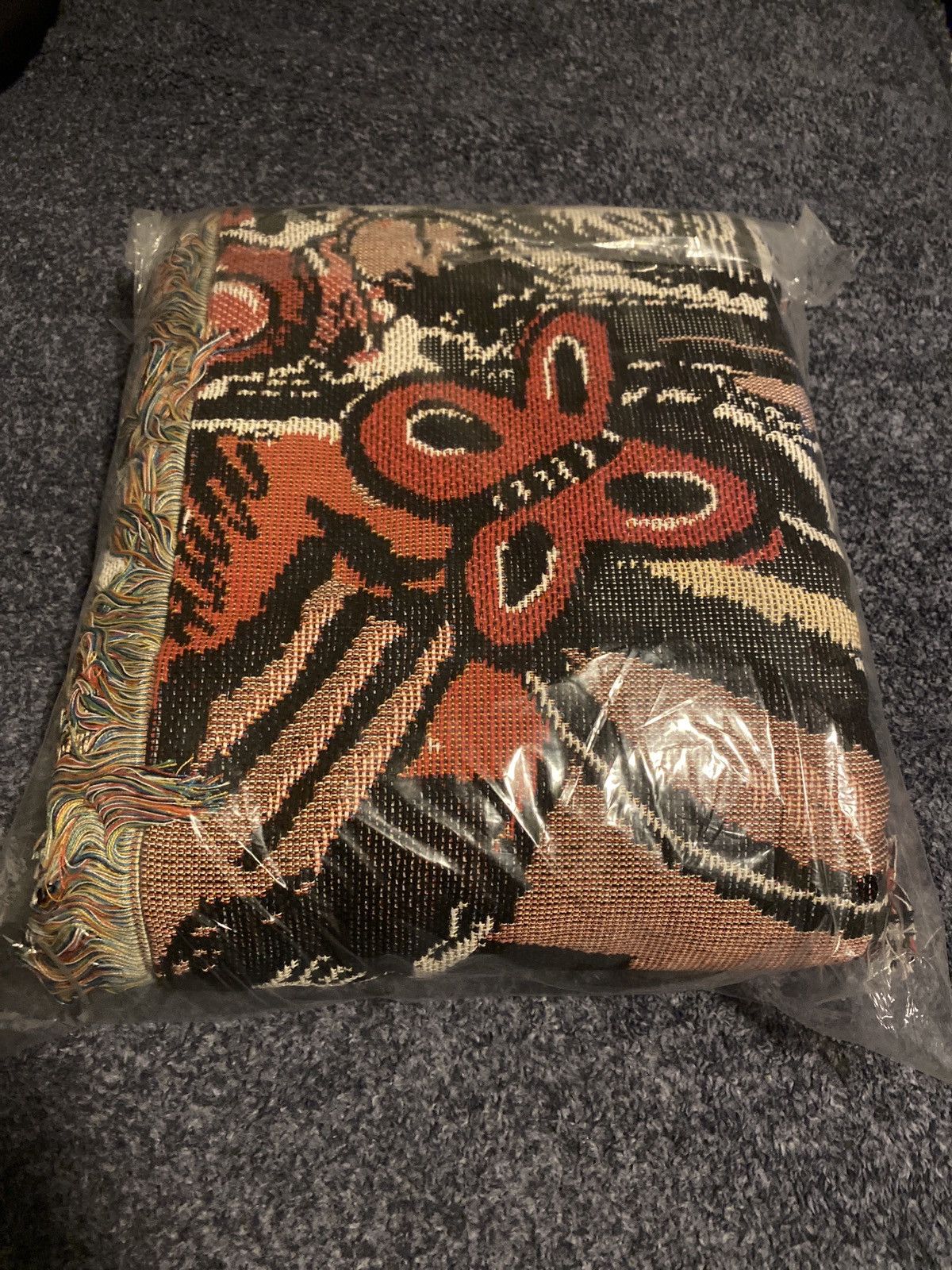 Nike × Streetwear Kodone Red Collage Blanket | Grailed