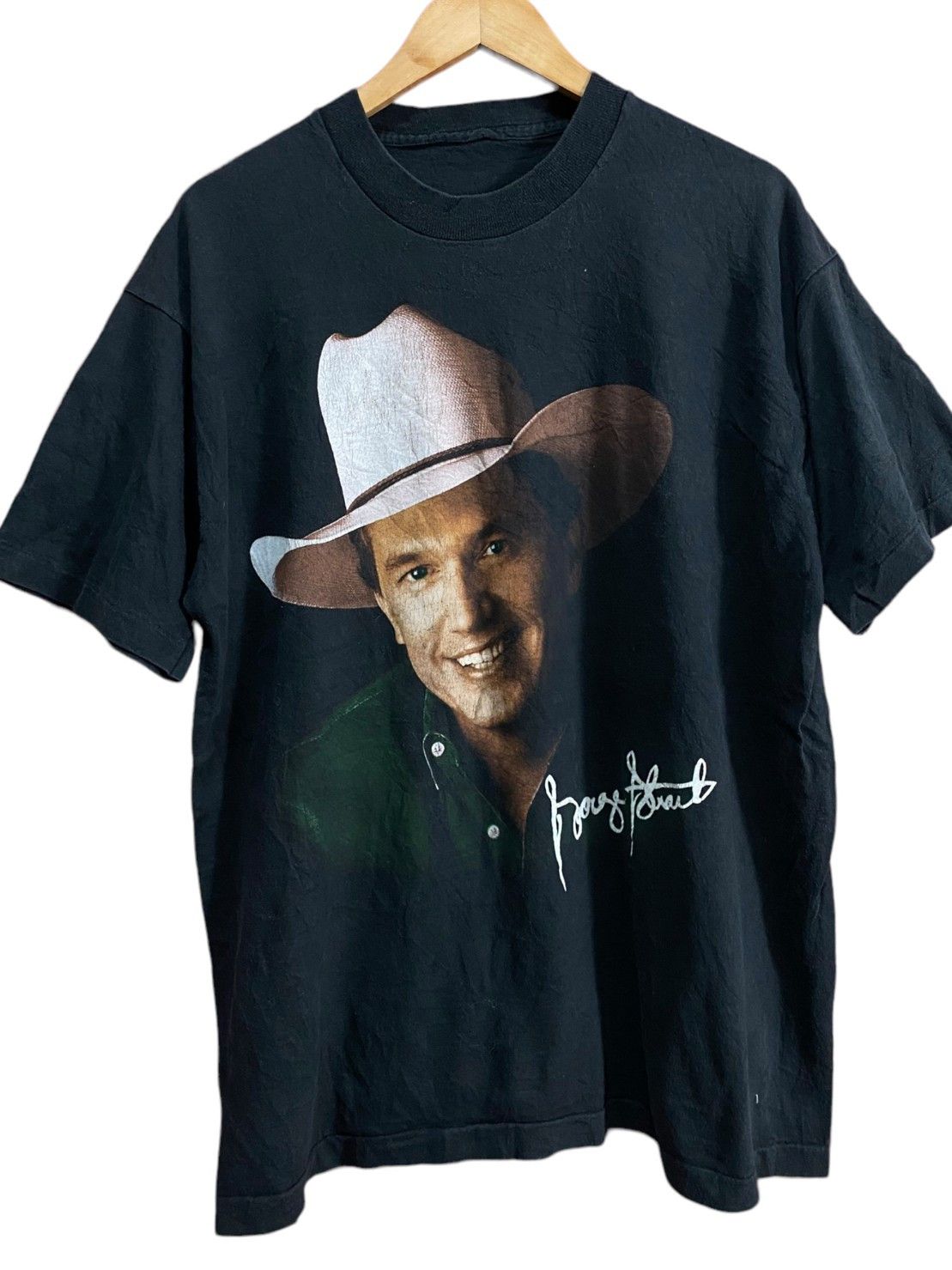 Vintage Vintage 90s George Strait USA Tour Graphic T-shirts | Grailed