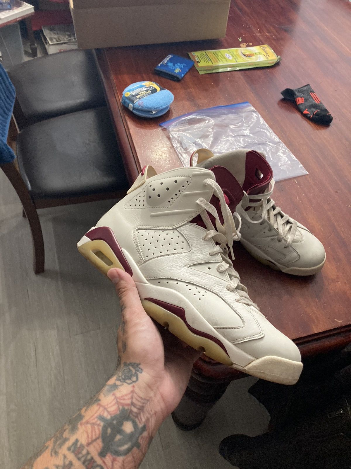 Jordan Brand × Nike × Streetwear Air Jordan Maroon 6’s | Grailed