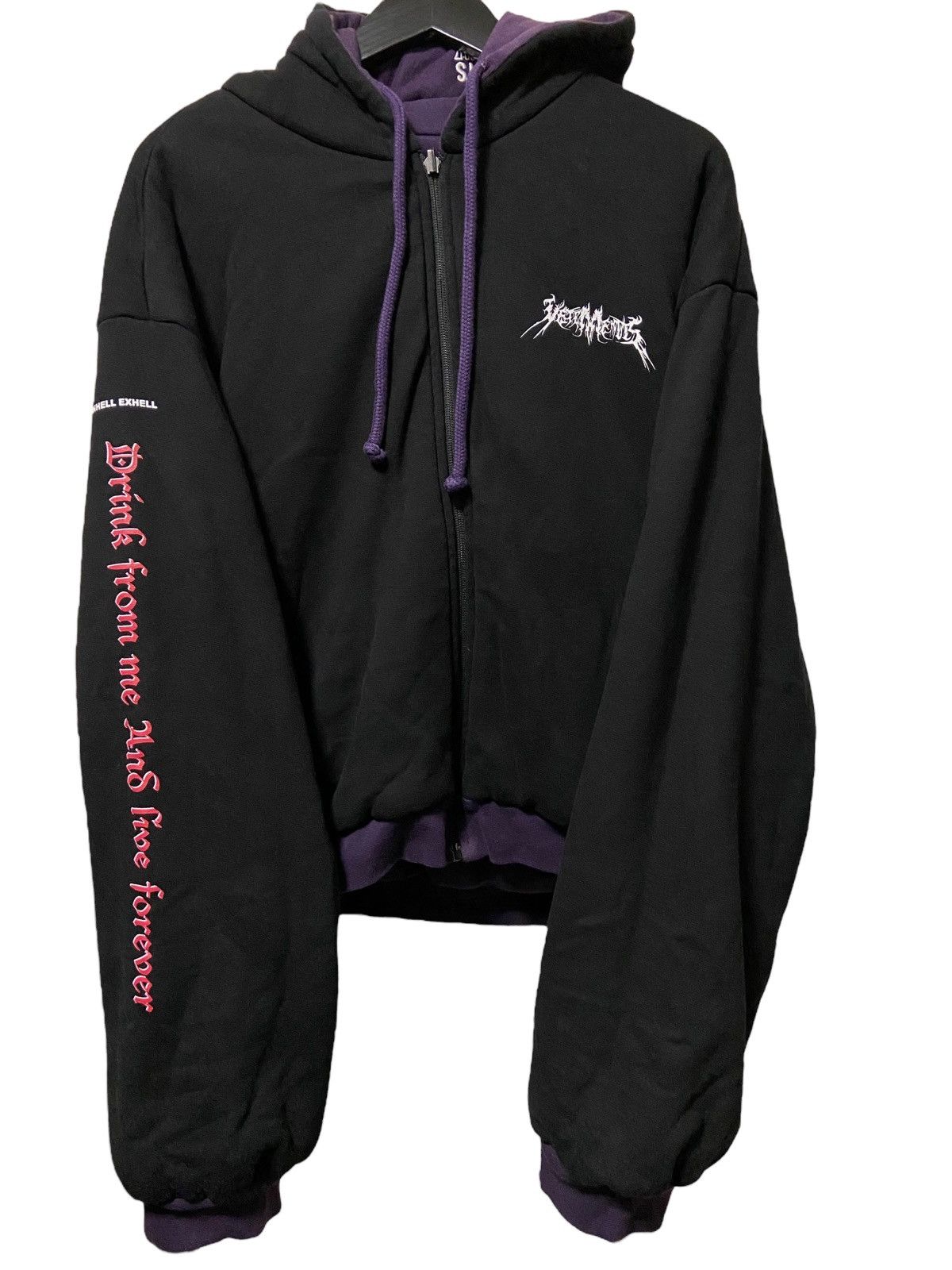 Vetements Vetements tfd reversible hoodie | Grailed