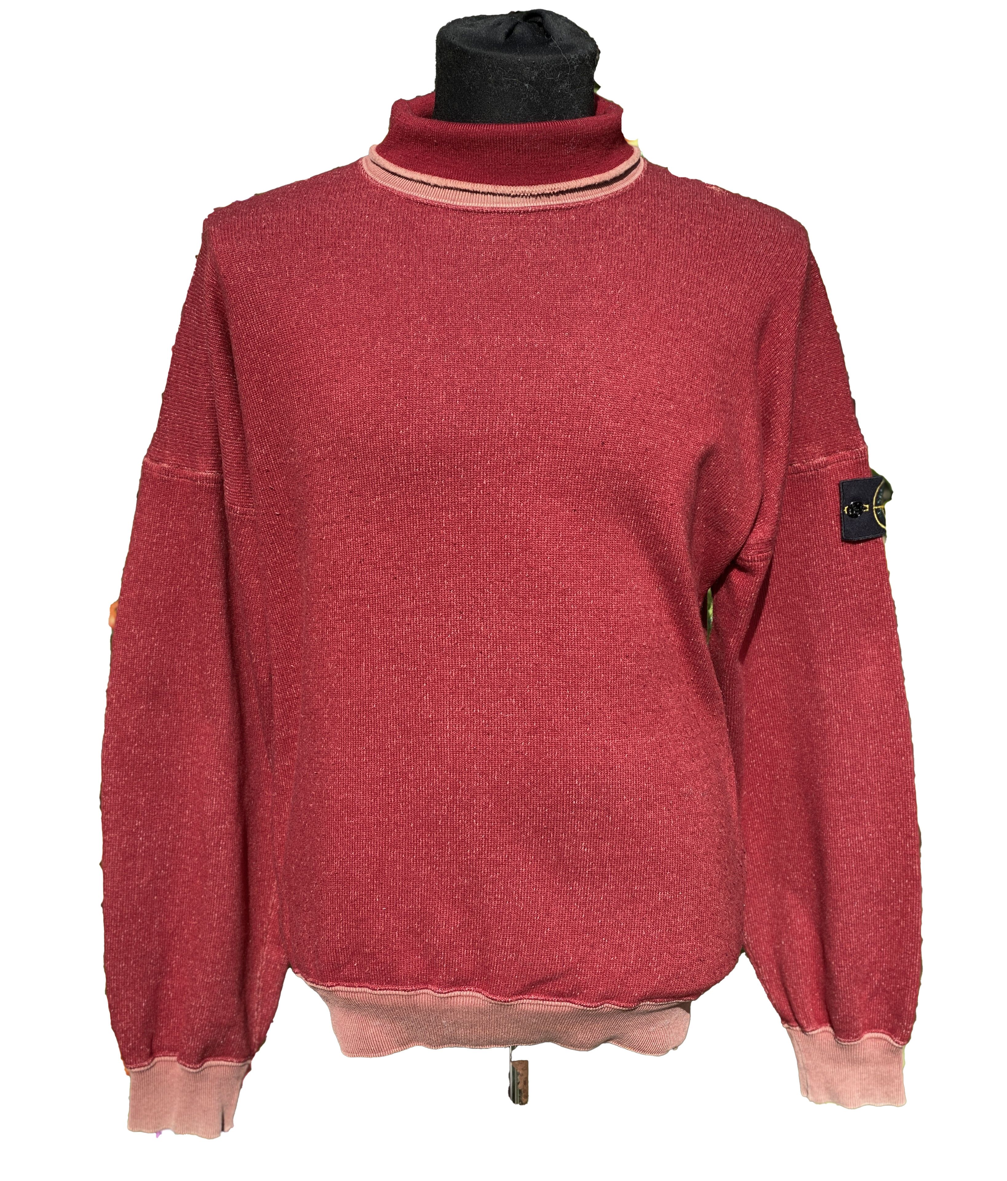 Stone Island RARE STONE ISLAND Stars 1989 Sweater OVERSIZE Size L 52 54 ...