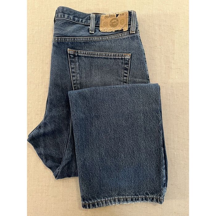 Eddie Bauer Eddie Bauer, Classic Fit Straight, Men's Denim Blue Jeans ...