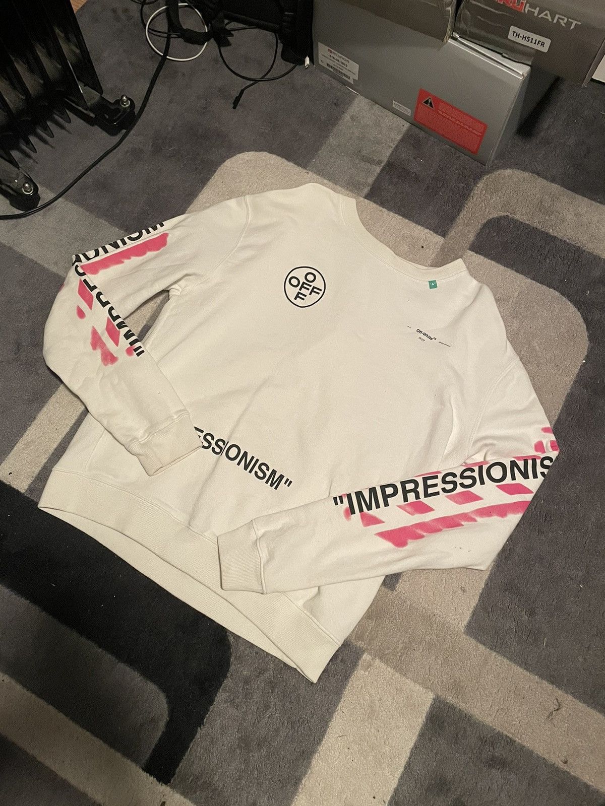 Off-White Off White Impressionism Crewneck | Grailed