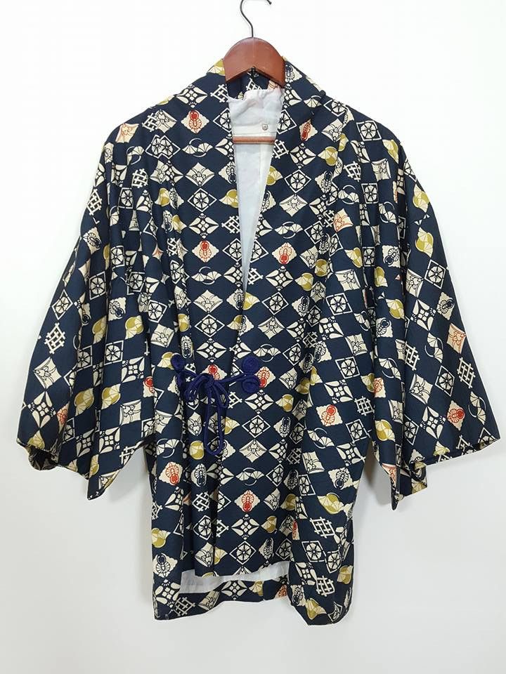 Japanese Brand Floral Awase Haori Various Symbol Japan Traditional ...