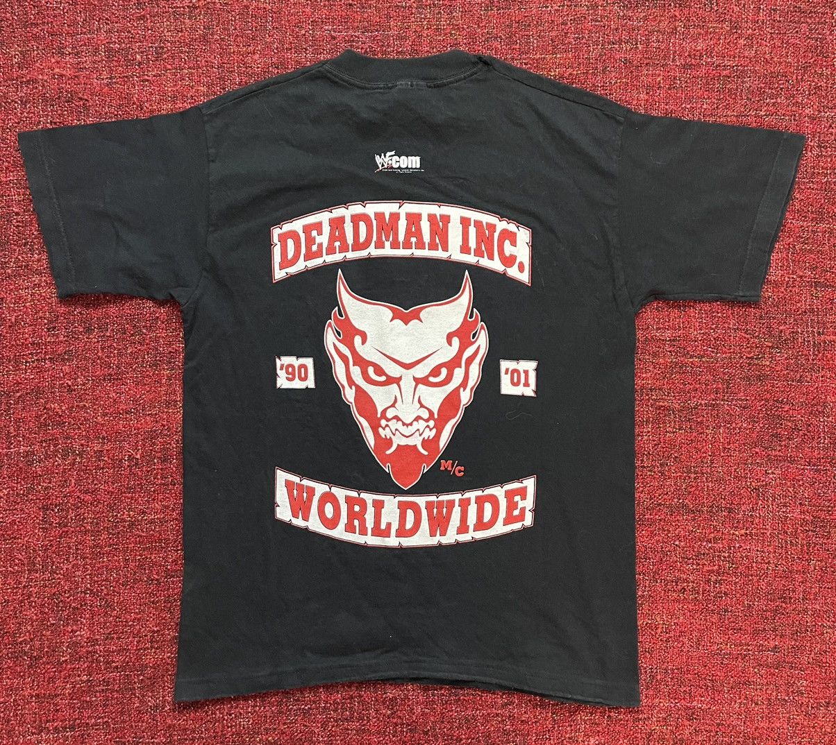Vintage × WWE × WWF WWE WWF Undertaker Deadman inc. vintage 2001 t ...