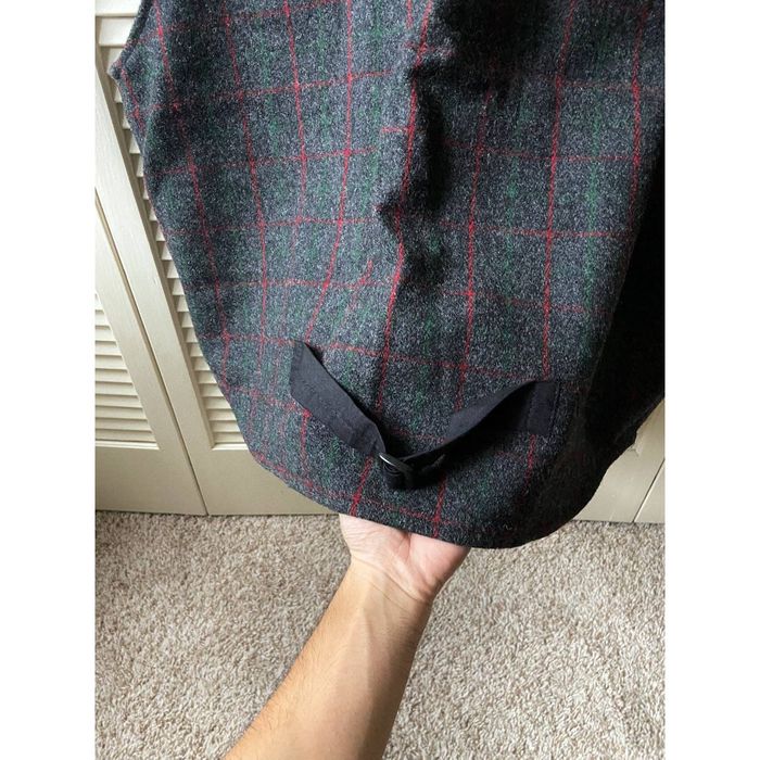 Vintage Johnson Woolen Mills Adirondack Plaid Wool Hunting Vest XL ...