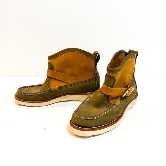 Russell Moccasin Co. Russell Moccasin Leather Pull On Ankle Boots with ...