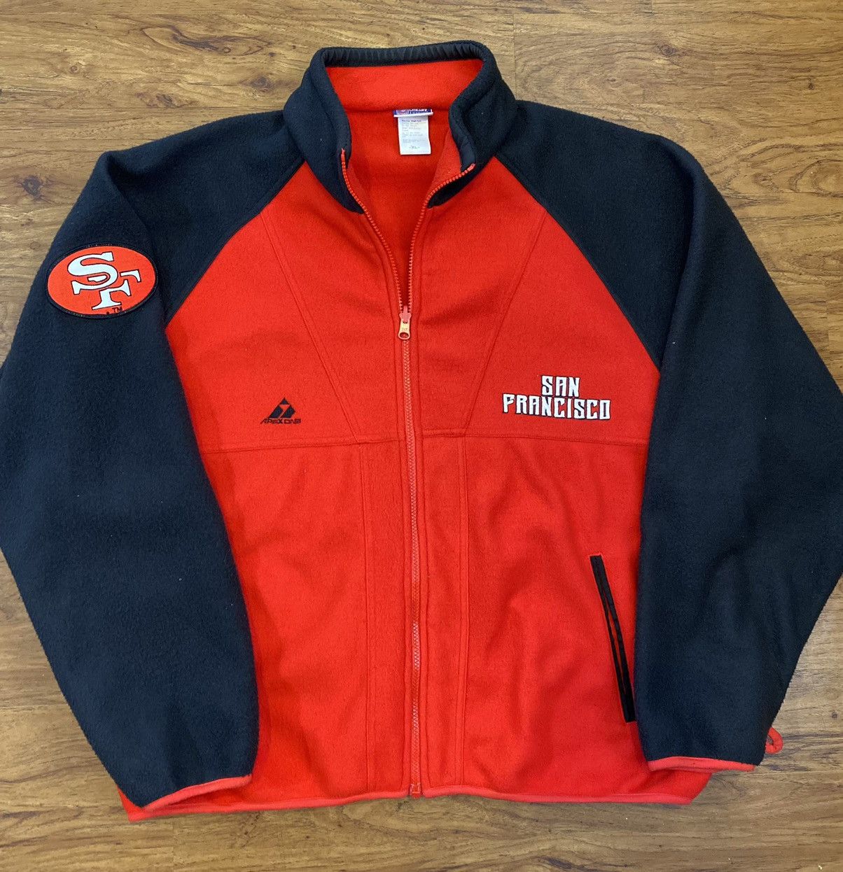 Apex One Vintage 90’s San Francisco 49ers Fleece Jacket Apex One XL ...