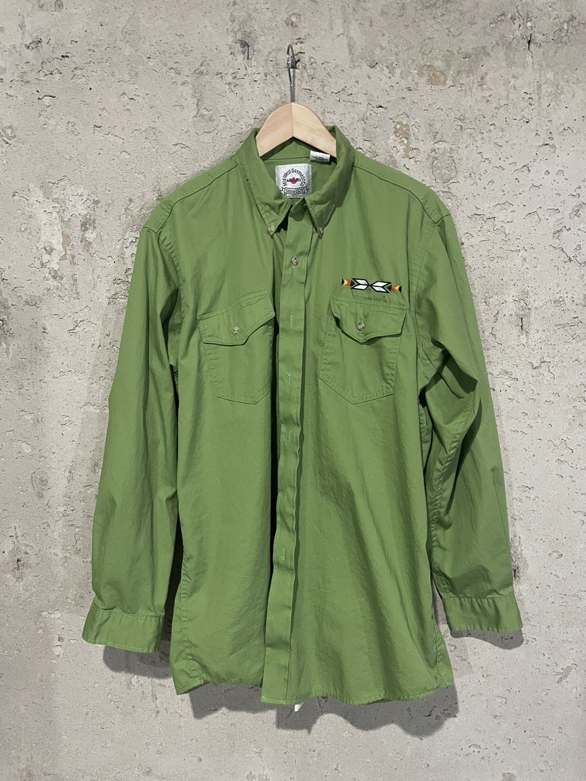 Vintage Vintage western 90s lime green cowboy rodeo art pattern | Grailed