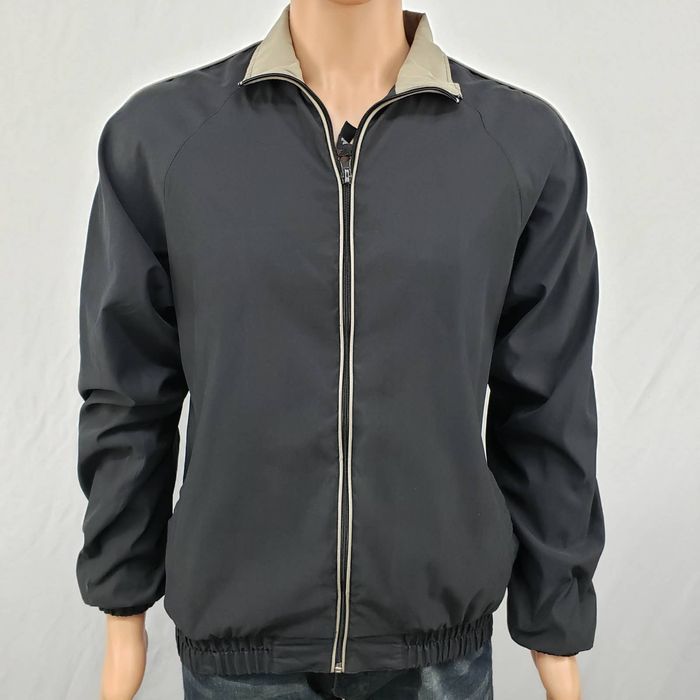 Streetwear Weatherproof Windbreaker Golf Bomber Jacket Zip Mesh Lined ...