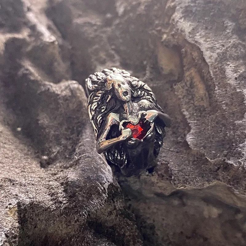 Vintage Demon Girl Ring Heart Devil Goth Punk Rock Jewelry Chrome | Grailed