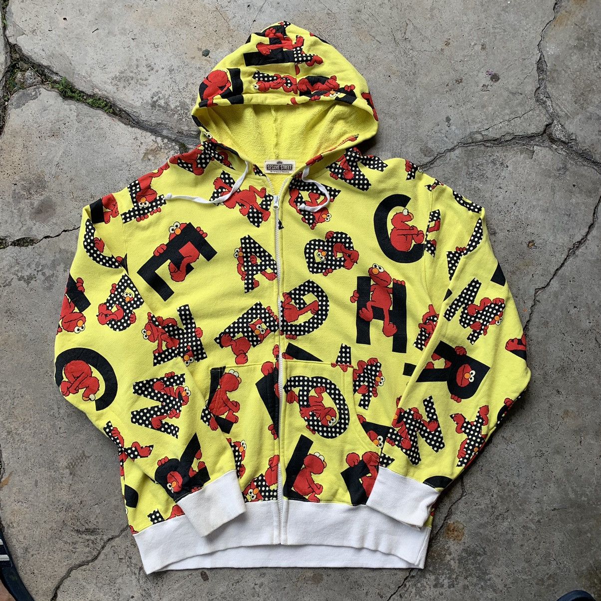 Print All Over Me × Streetwear Sesame Street hoodie | Grailed