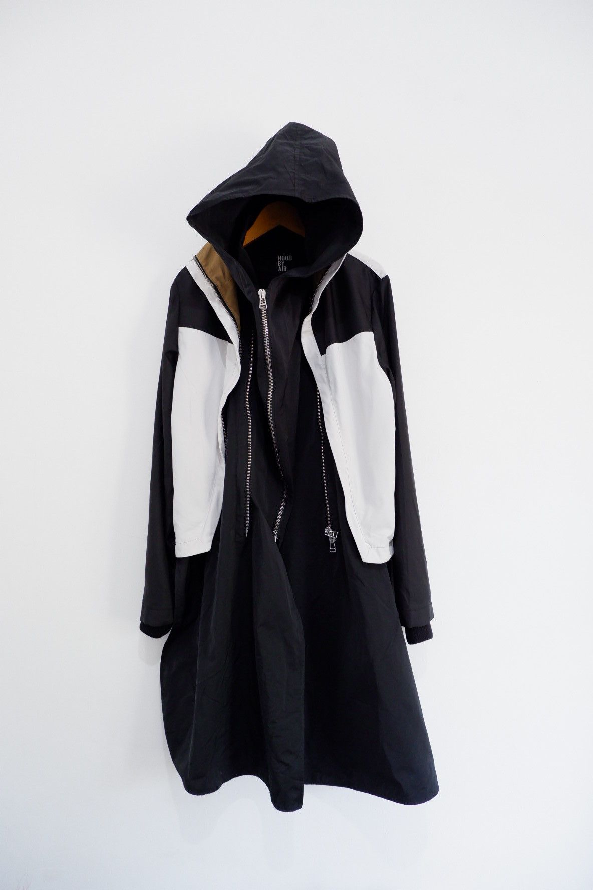 Archival Clothing × Hood By Air FW17/18 HBA Layered Long Parka Jacket ...