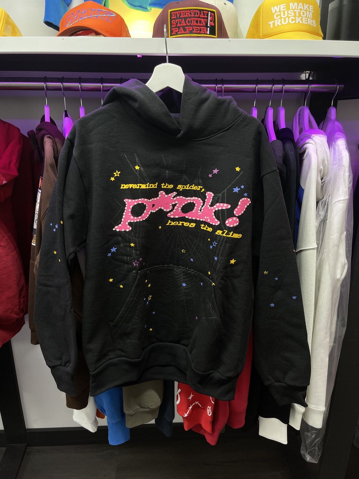 Spider Worldwide Spider Punk” Hoodie Black Grailed