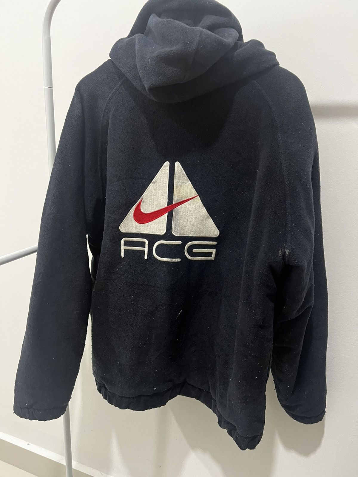 Japanese Brand × Nike ACG × Vintage Vintage Nike ACG fleece hoodie down ...