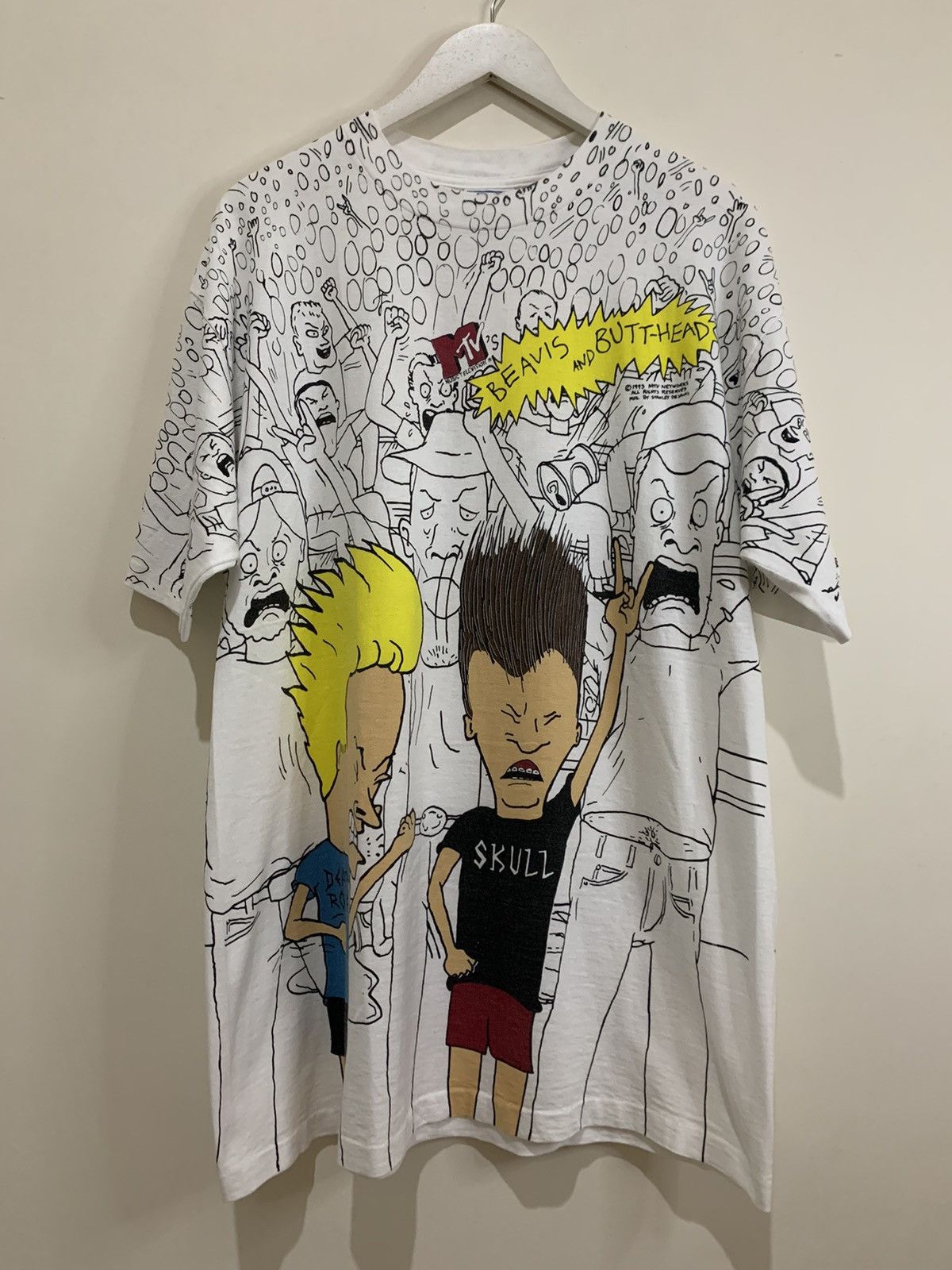 Cartoon Network × Mtv × Vintage Vintage Beavis And Butthead All Over ...