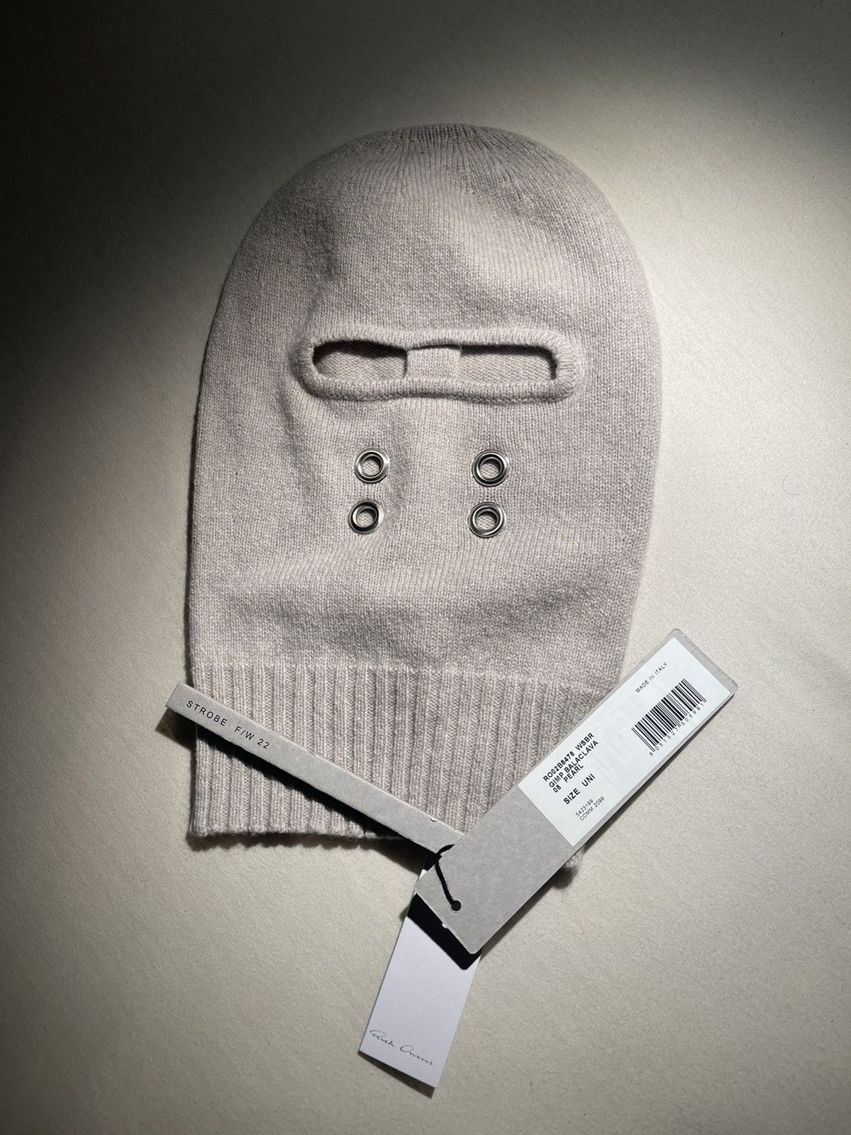 Rick Owens Rick Owens Pearl Gimp Balaclava | Grailed