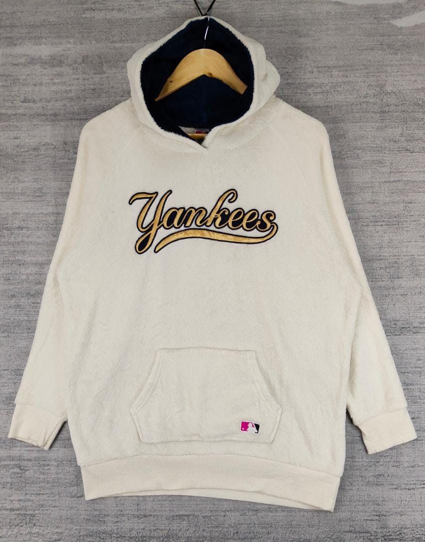 MLB × New York Yankees × Streetwear New York Yankees Fleece Embroidery ...