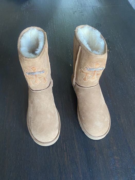 Chrome Hearts Chrome hearts x uggs cross patch boots | Grailed