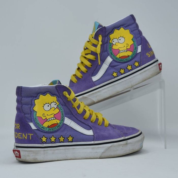 Vans Vans x The Simpson’s sk8-hi Lisa High-Top Sneakers | Grailed