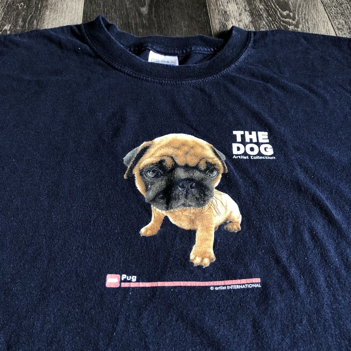 Animal Tee × Art × Vintage Vintage The Dog Artist Collection Pug ...