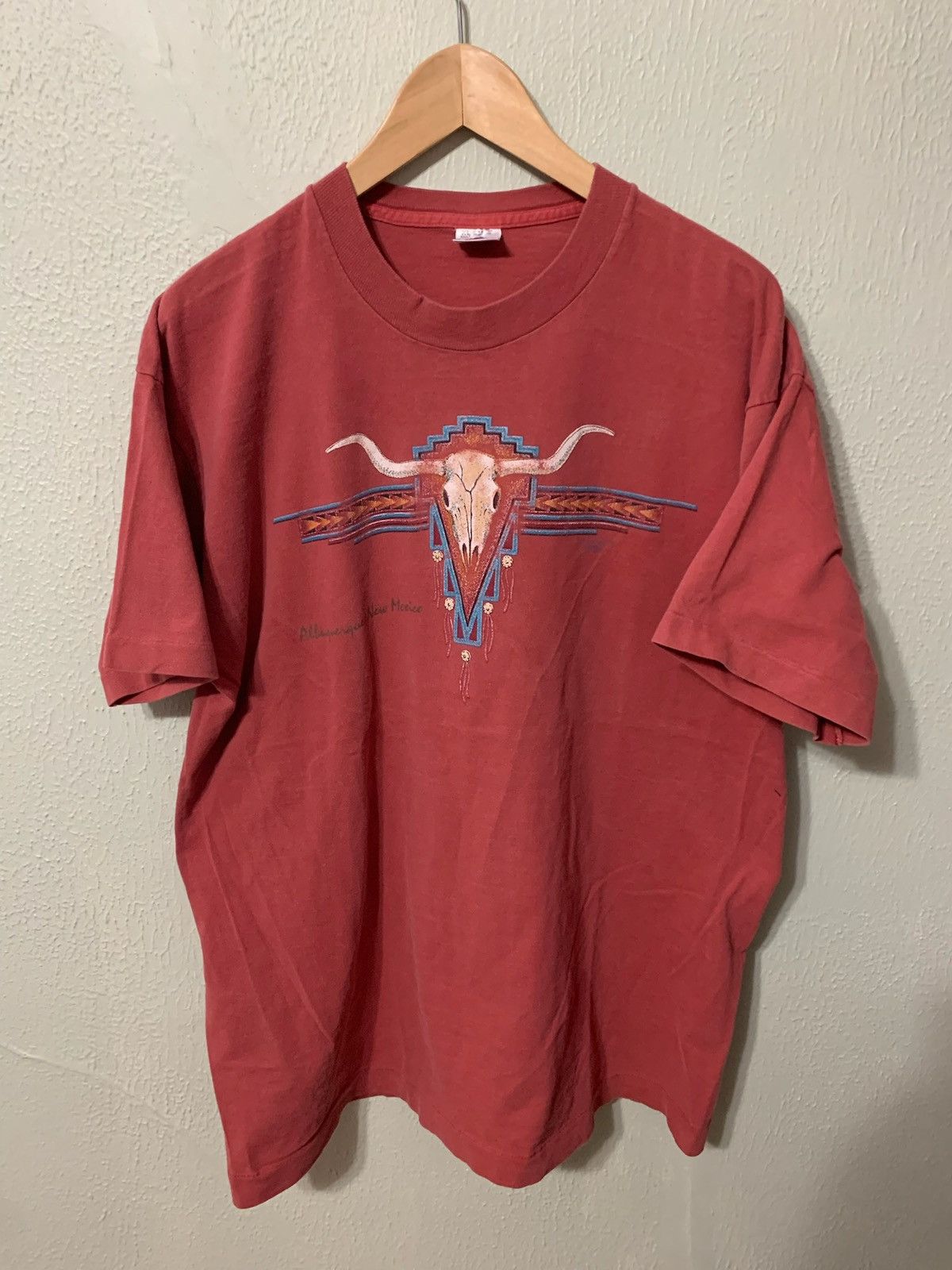 Vintage Vintage Brick Cow Skull T-Shirt | Grailed