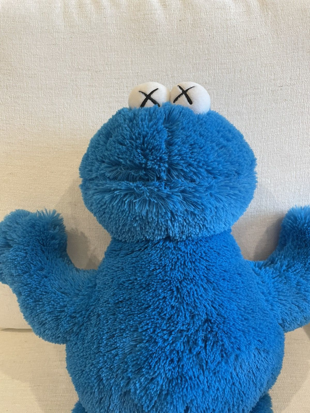 Kaws Kaws Sesame Street Uniqlo Cookie Monster plush | Grailed