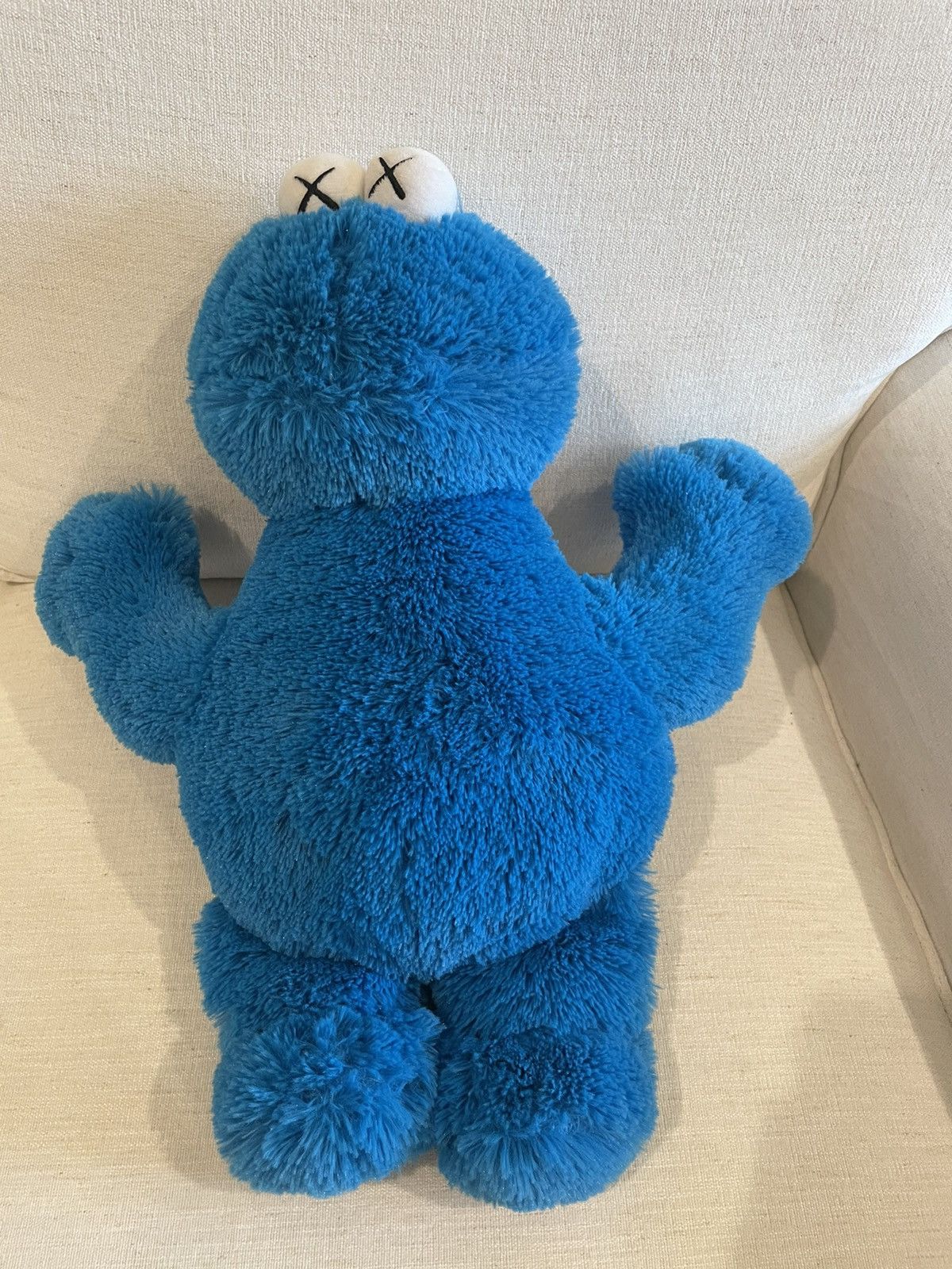 Kaws Kaws Sesame Street Uniqlo Cookie Monster plush | Grailed