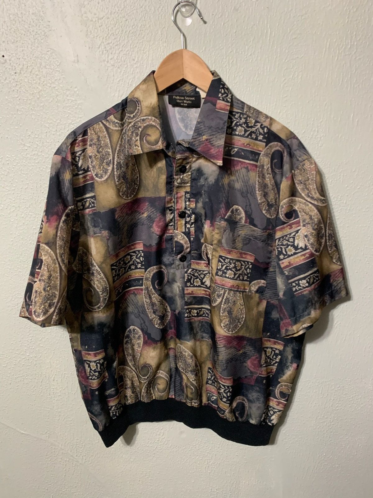 Vintage Vintage Fulton Street Paisley Mob Shirt | Grailed