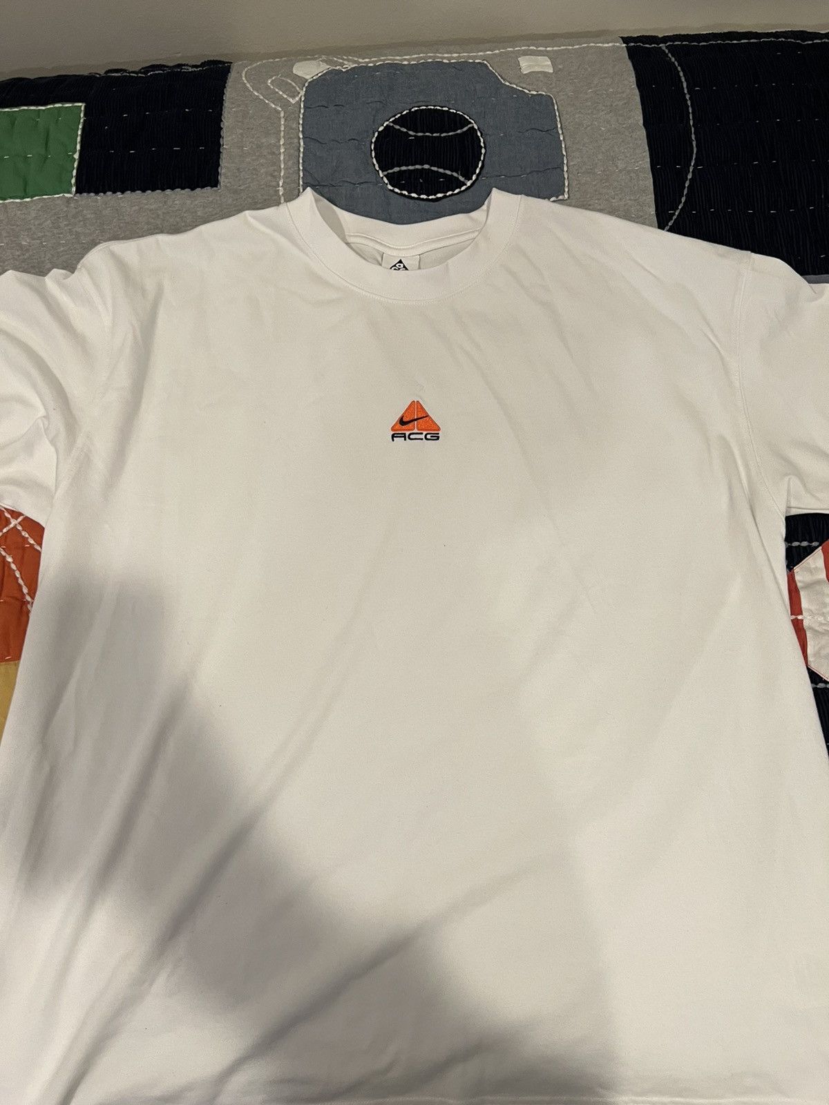Nike White Nike acg tee XL | Grailed